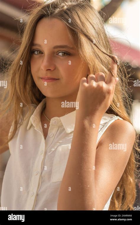 This Image Beautifully Captures The Delightful Expression Of An 11 Year