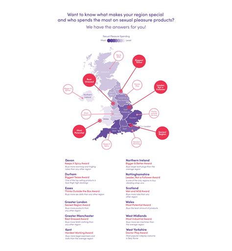 The Lovehoney Uk Sex Map 2023