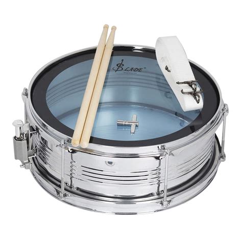 Snare Drum 14 Stailess Steel Chrome Percussion W Vicedeal