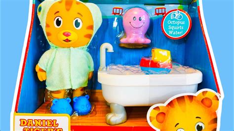 New Bath Time Daniel Tiger Toy Youtube