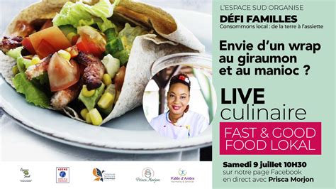 Wébinaire Replay Cuisinez Local Avec Prisca Morjon Espace Sud