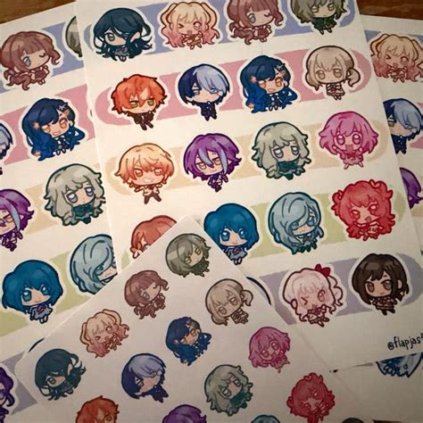 Project Sekai Sticker Sheet Etsy