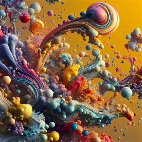 Abstract Background Exploding Paint Texture Stock Image Image Of