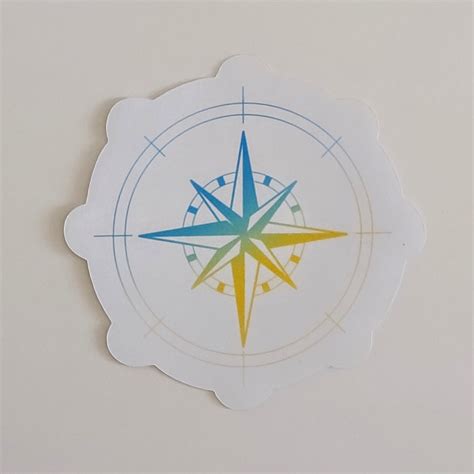 Ateez Compass Fanart Sticker Etsy