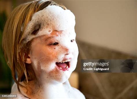 Girl Foamy Bath Photos And Premium High Res Pictures Getty Images