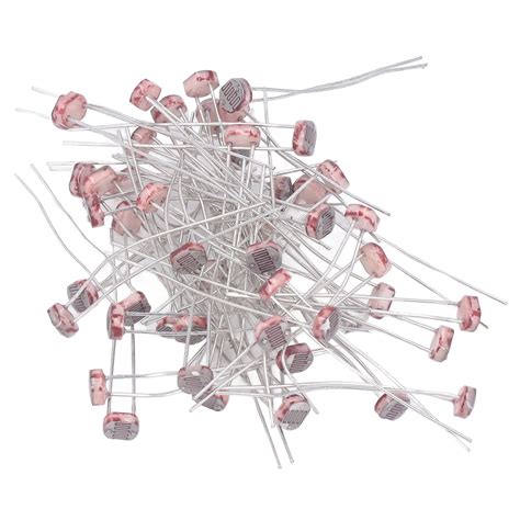 Jwb 50 Pcs Photoresistor Gm5539 Photo Light Sensitive Resistor 5mm