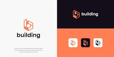 Plantilla De Diseño De Logotipo De Edificio Vectorial Vector Premium