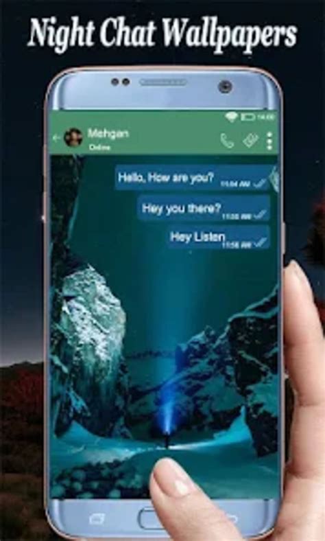 Dark Chat Screen Themes Nigh For Android Download