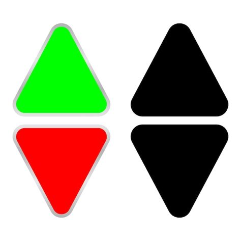 Premium Vector Up And Down Button Sign Vector Design