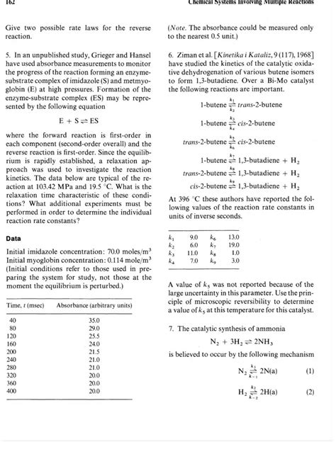 Solved Chemical Systems Involving Multiple ReactionsGive Chegg