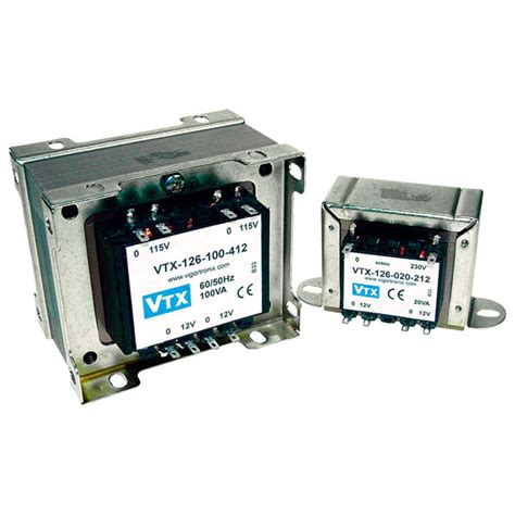 Chassis Transformers Dual Primary 2 X 115v Vigortronix Ltd