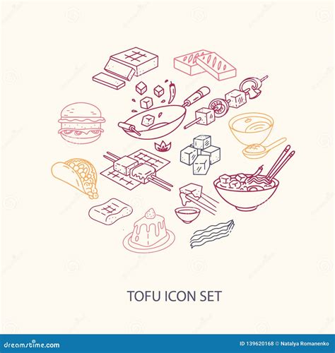Tofu Icon Logo Vector Design Illustration Isolated On White Background