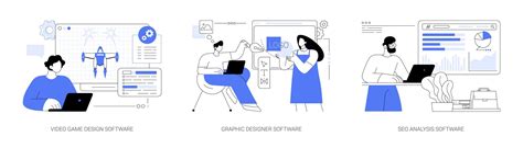 Premium Vector Professional Software Abstract Concept Vector