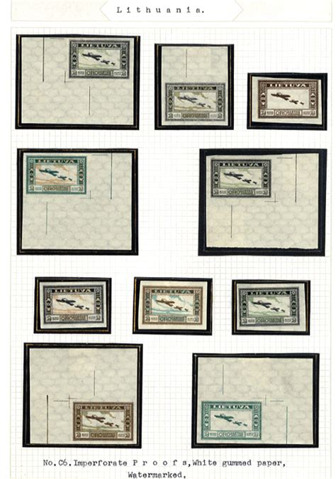 The Jonas Grigaliunas Air Post Collection Lithuanian Philately