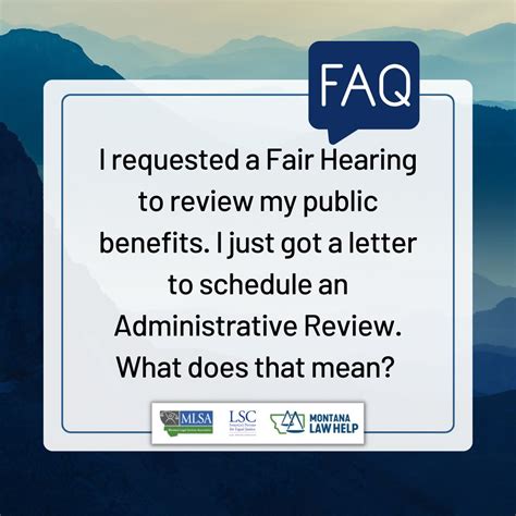 Fair Hearing Process Administrative Reviews Montana Legal Services