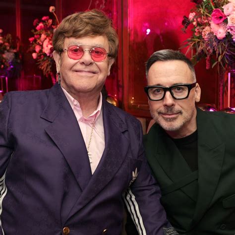 Elton Johns Sons Zachary And Elijah Support Him At Glastonbury Rare Backstage Photo Hello