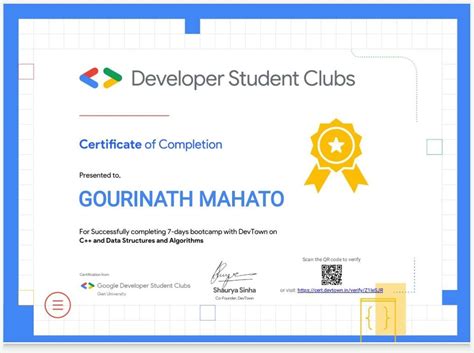 Gourinath Mahato On Linkedin Cplusplus Datastructures Algorithms Devtown Continuouslearning