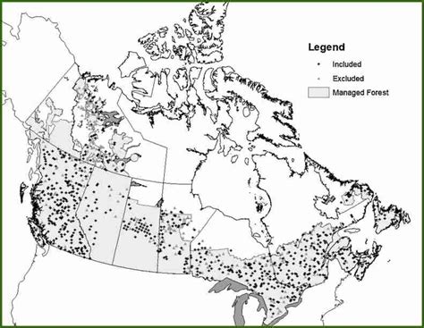 Distribution Of The National Forest Inventory Ground Plots In Relation
