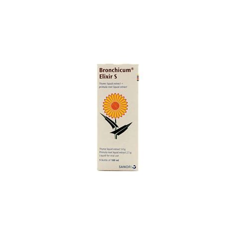 Bronchicum Elixir S 100ml Rosh Medical Company