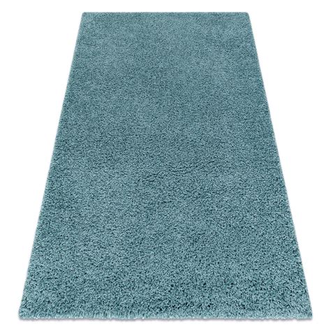 Tapis Soffi Shaggy 5cm Bleu 60x100 Cm Leroy Merlin