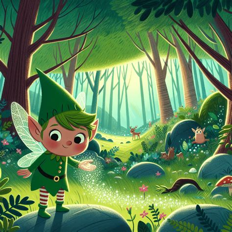 Skovalfens Magiske Sten En Sød Godnathistorie