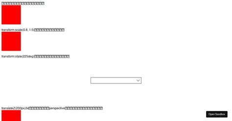 Transition And 3d Codesandbox