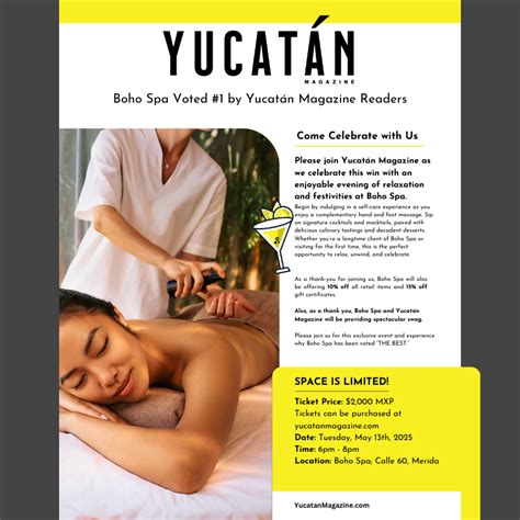 Boho Spa Voted 1 By Yucatán Magazine Readers Yucatán Magazine