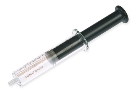 Hamilton™ 10 Ml 1000 Series Gas Tight Syringe Needle Gauge None Point