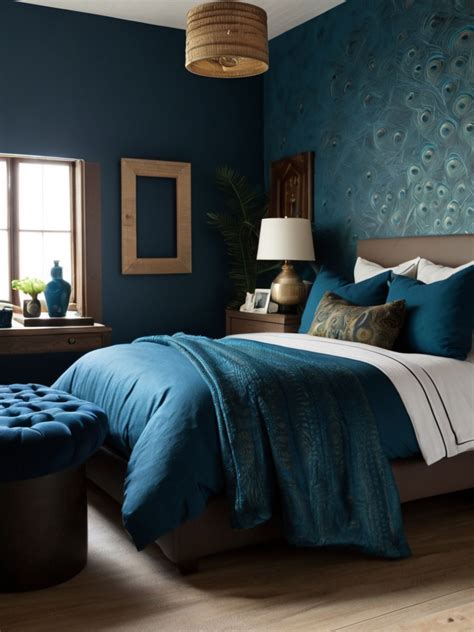 15 Stunning Peacock Blue Bedroom Ideas For A Dreamy Look Homezille