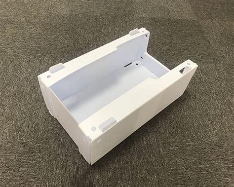 Custom Various Size Eco Friendly Corrugated Stackable Bins Polyflute