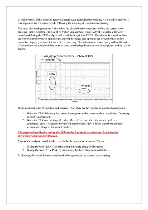 Transient Recovery Voltage Part 1 Pdf