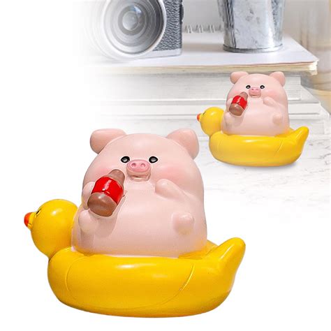 Cute Resin Desktop Ornament Adorable Figurine For Home Unique