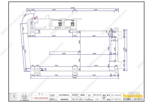 杭州大悦城童装专卖店室内装修施工图下载【id1142972498】知末案例馆