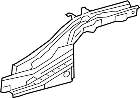 Toyota Camry Frame Side Member Front Rear 300h 350 5760133240