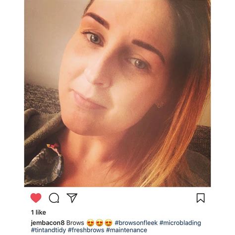 Client Selfie Of Bespoke Microblading By Reneé Corder