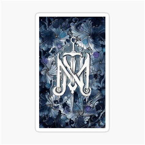 Sword Blue Role Sticker By Nyuikwasz Redbubble