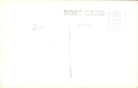 High School Tyndall Sd South Dakota Postcard