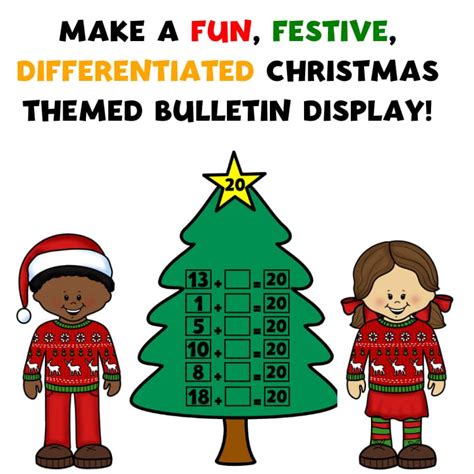 Christmas Math Missing Addends No Prep Worksheets Kindergarten Tpt