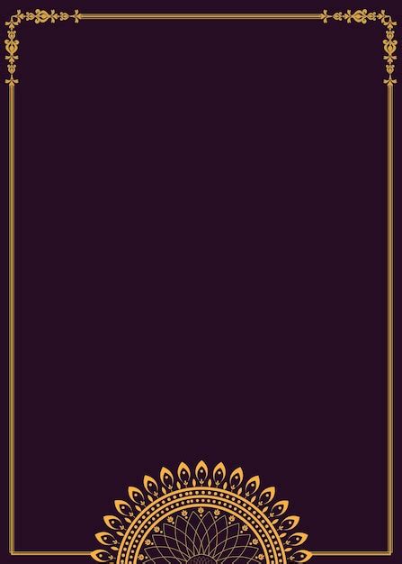 Wedding Card Background Design Premium Vector