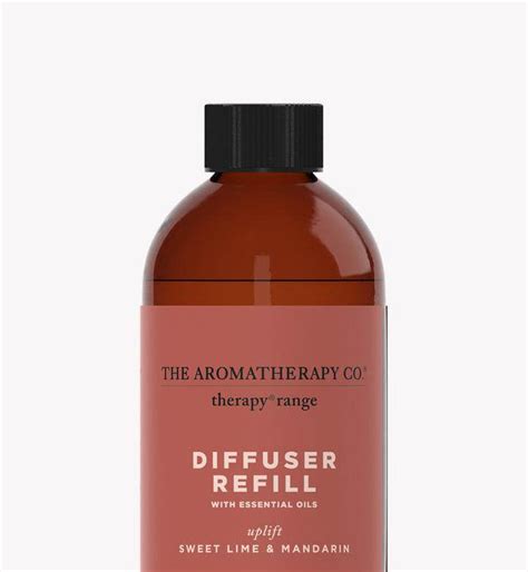 The Aromatherapy Co Therapy Diffuser Refill Uplift Sweet Lime And Man