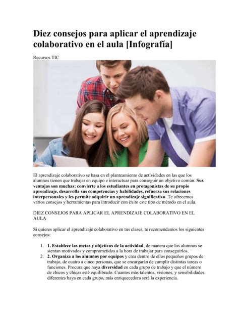 Aprendizaje Colaborativo