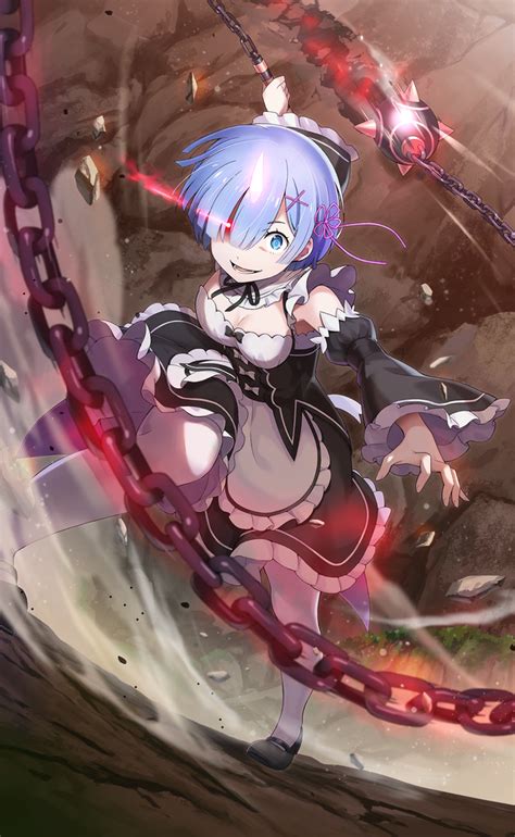 Media Demon Rem Is Coming For You Rezero Fondo De Anime Arte De