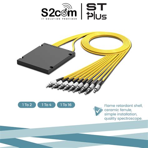 Fcupc Singlemode Multimode Fiber Optic Plc Splitter Shopee Malaysia