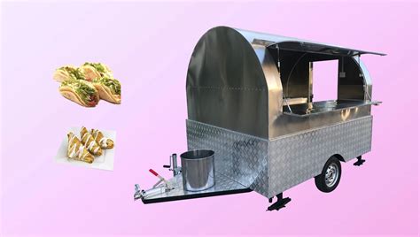 Commercial Fiberglass Food Trailer Coffee Food Truck Small Cafe