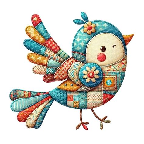Bundle Collection Patchwork Birds Special T In 2024 Bird Art Bird Patterns Art Quilts