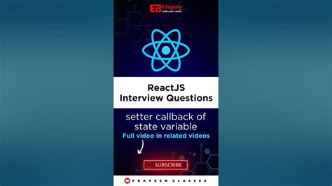 Reactjs Interview Questions Setter Callback Of State Variable Youtube