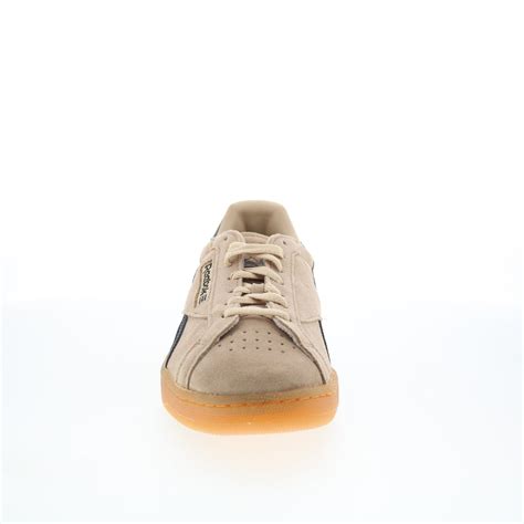 Reebok Club C Revenge Vintage Mens Beige Leather Lifestyle Sneakers Sh