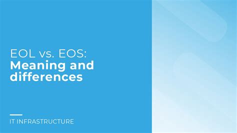 Eol Vs Eos What Is The Difference And Why Is It Important It Planet