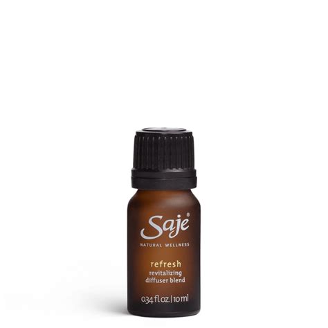 Refresh Revitalizing 034 Fl Oz Diffuser Blend Saje Natural Wellness