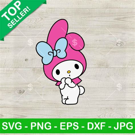 My Melody Svg Sanrio Hello Kitty Svg My Melody Kawaii Svg Png Dxf Eps